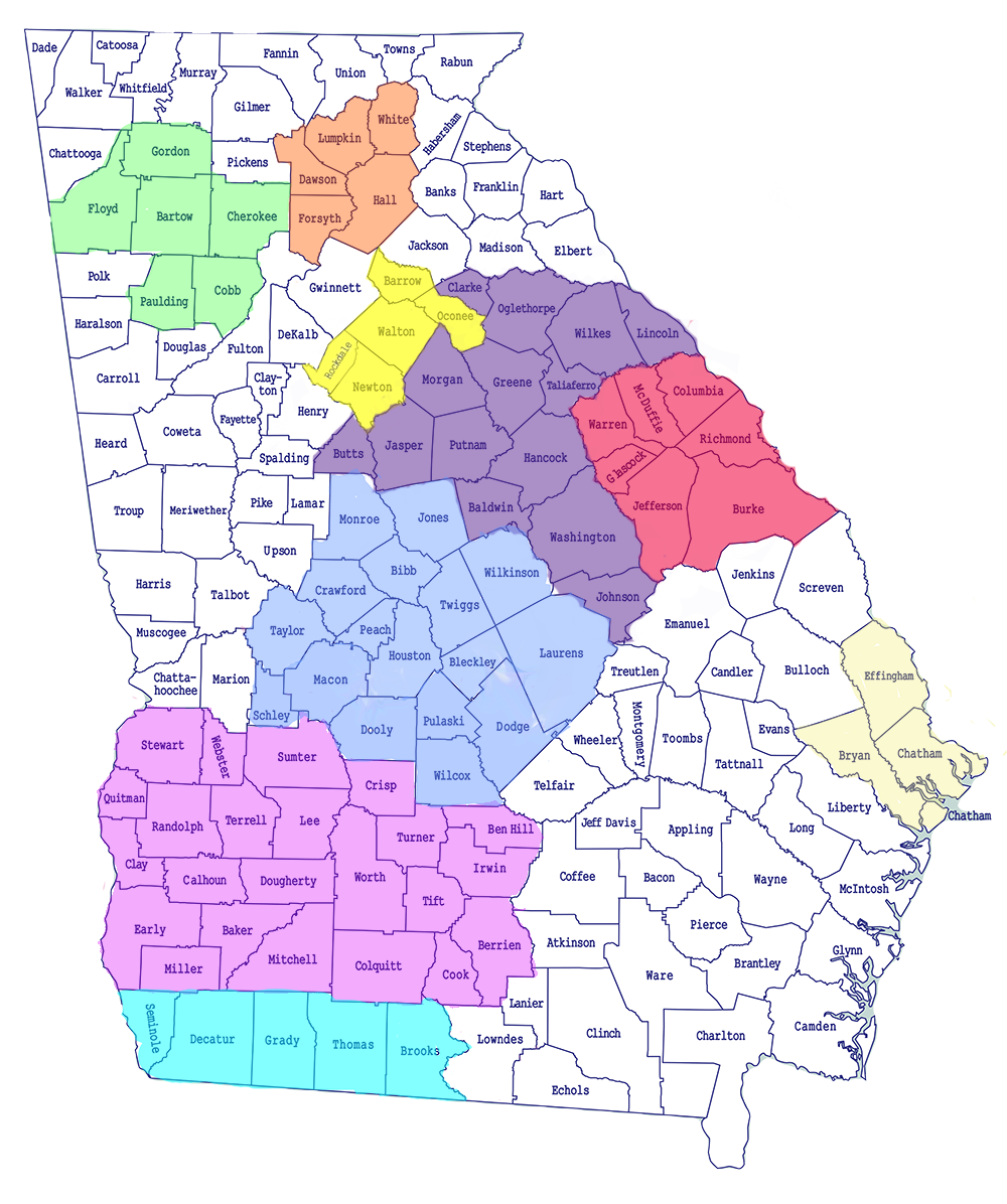 Service Areas – GEORGIA NURSE HONOR GUARD